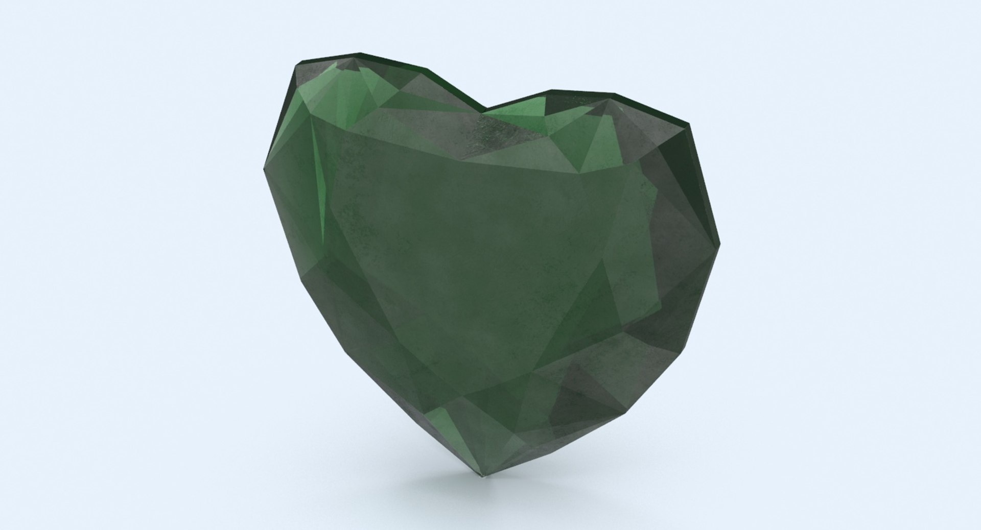 Heart Emerald 3d Model
