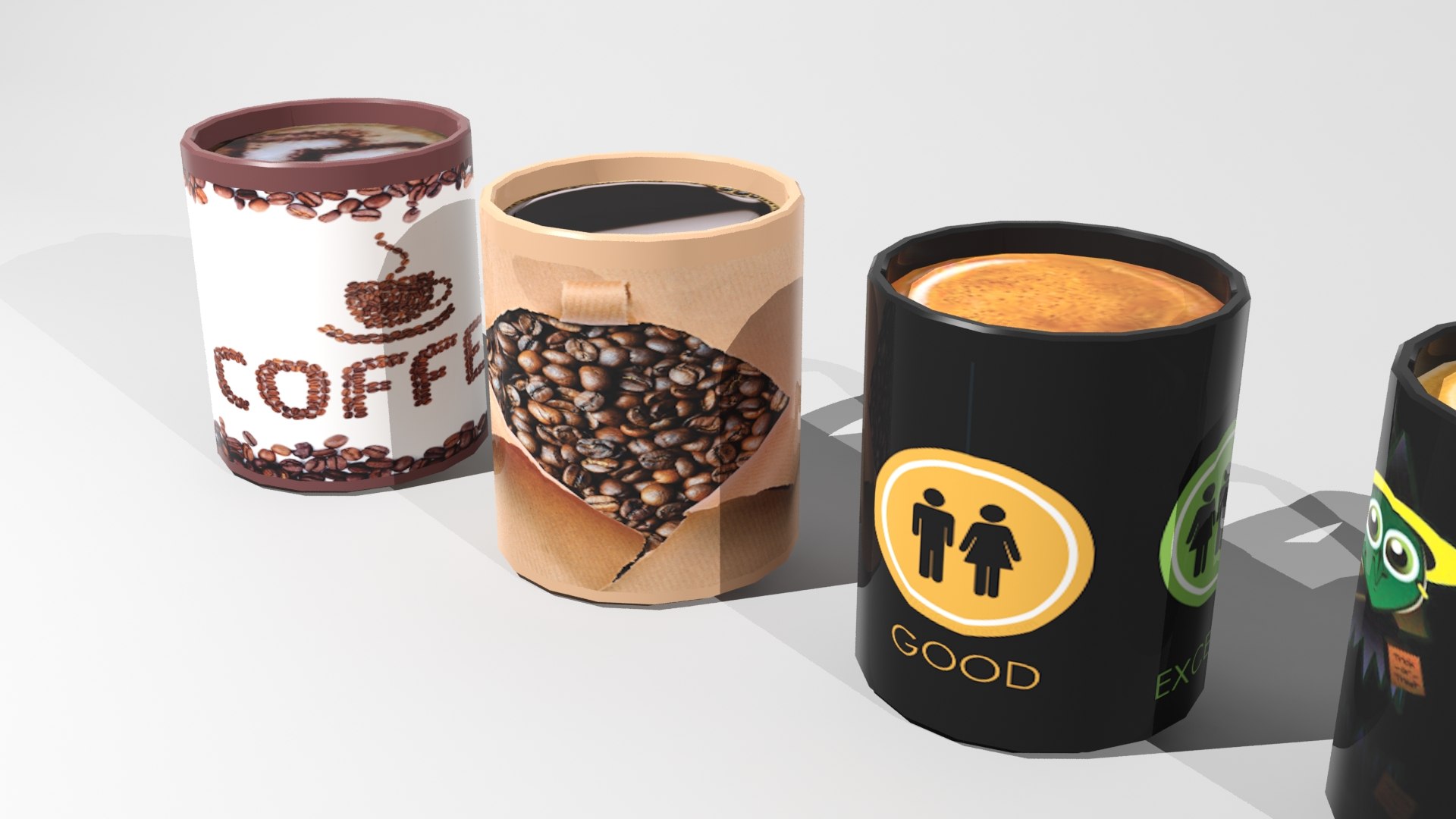 3d coffee mug