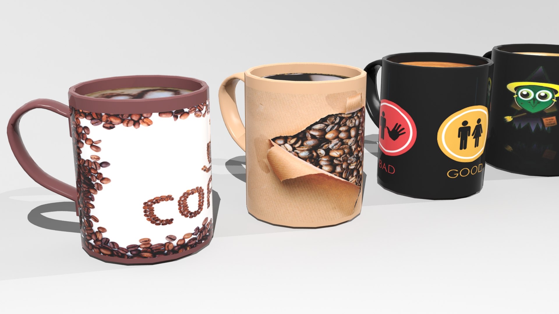 3d coffee mug