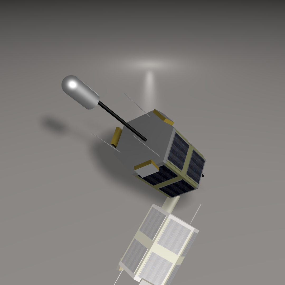 3d Tolou Communications Satellite Model