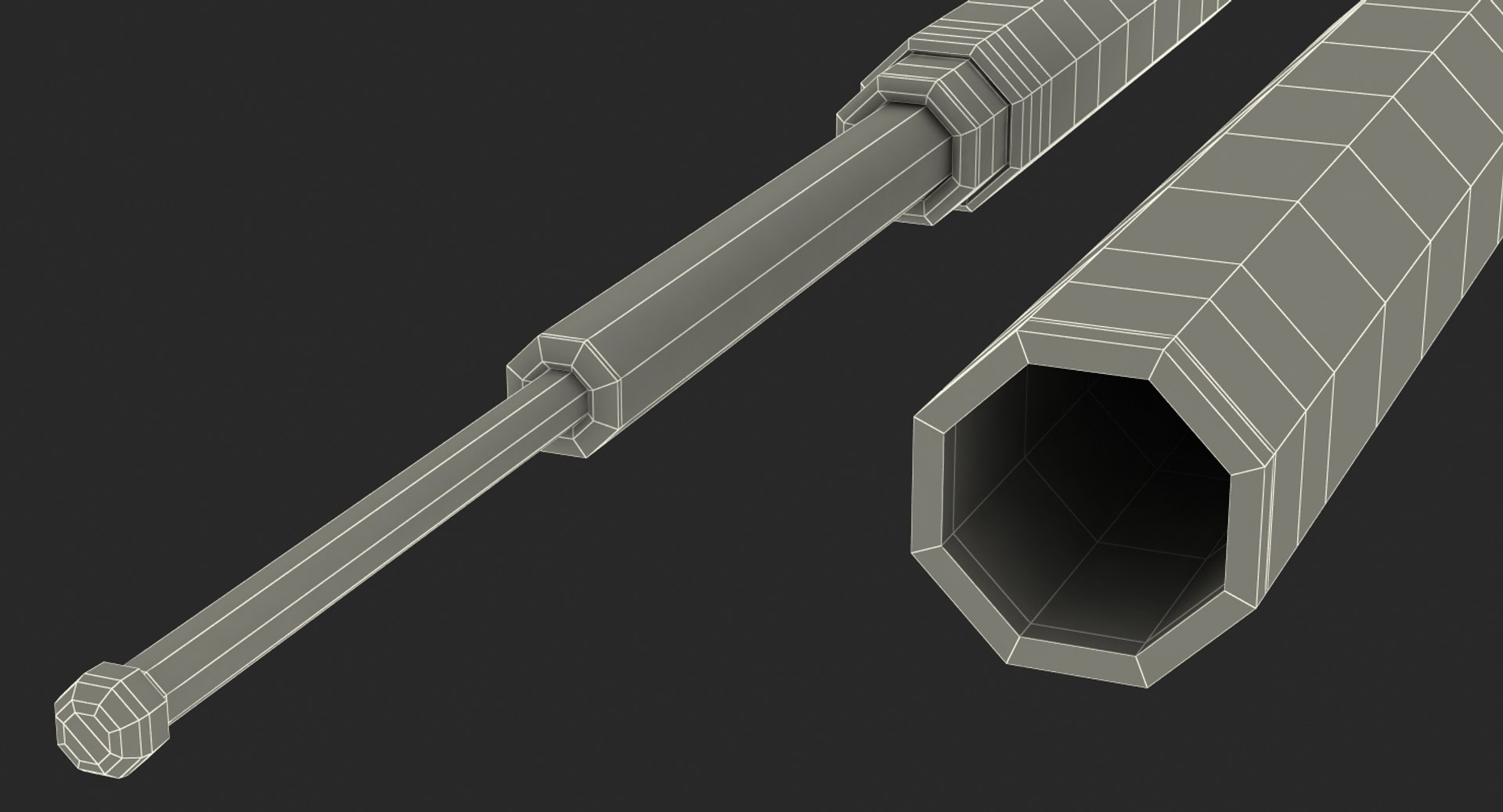 3d Max Police Expandable Baton