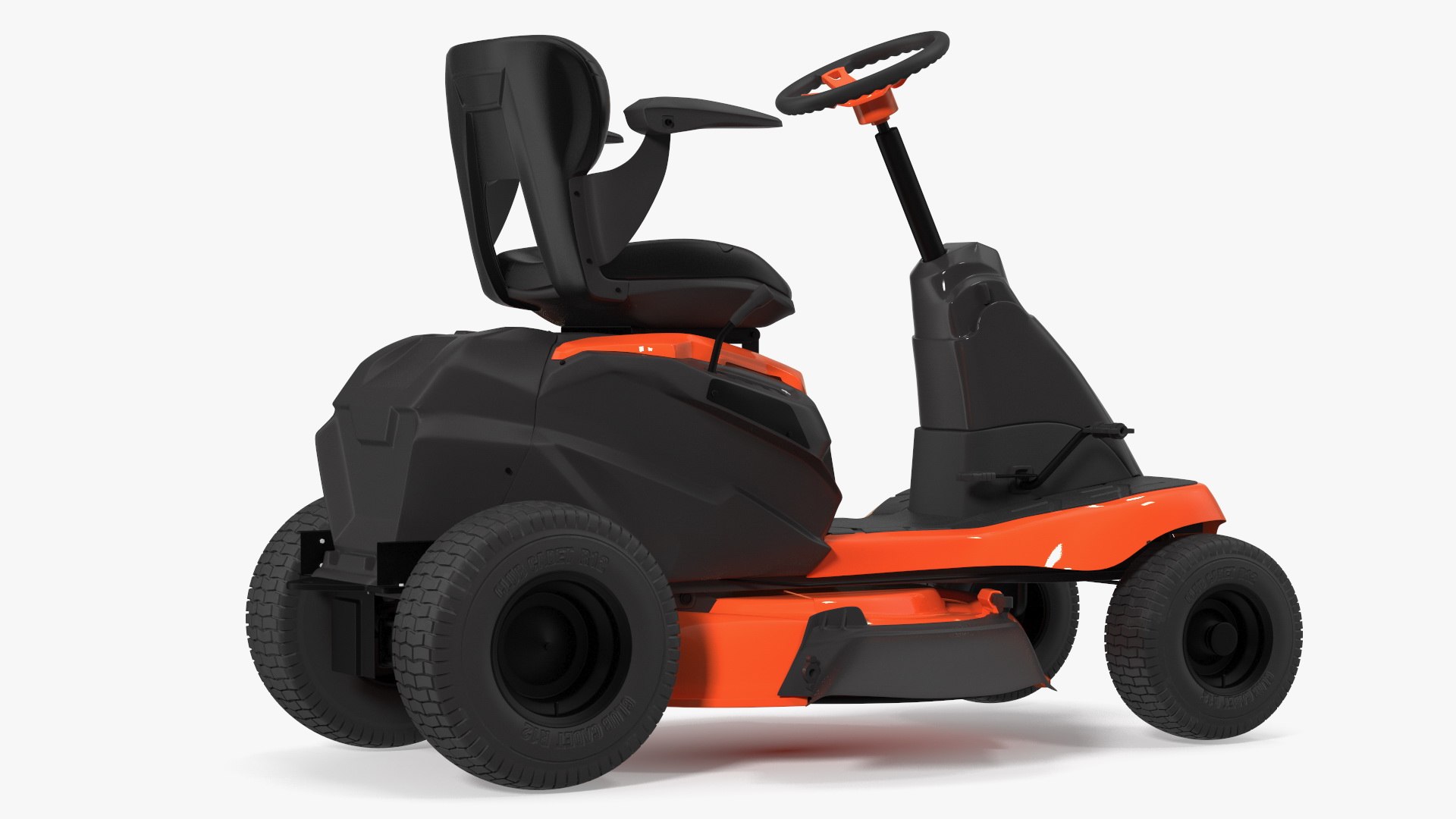 3D Mobile Lawn-Mower Orange Model - TurboSquid 2189633