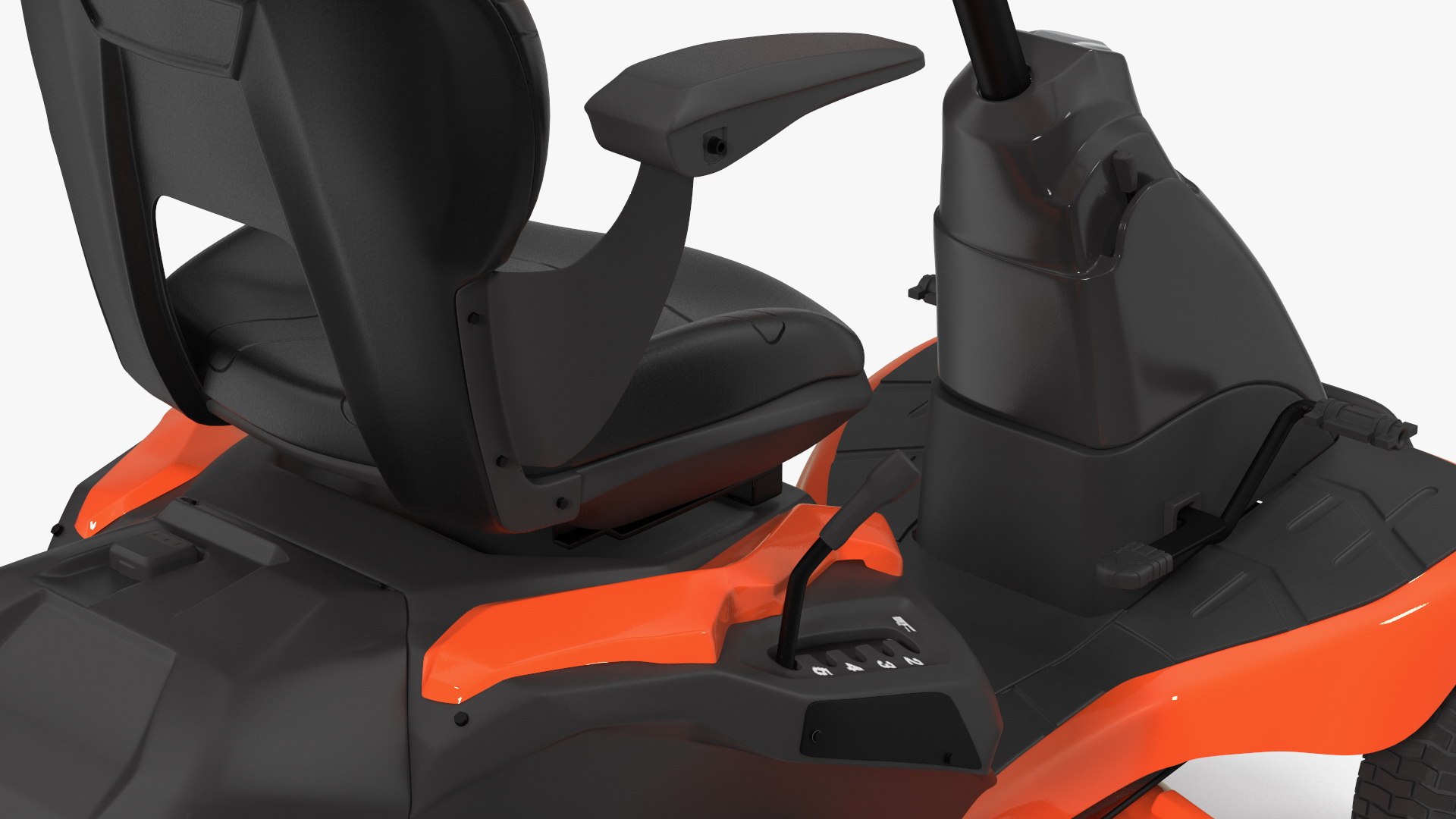 3D Mobile Lawn-Mower Orange Model - TurboSquid 2189633