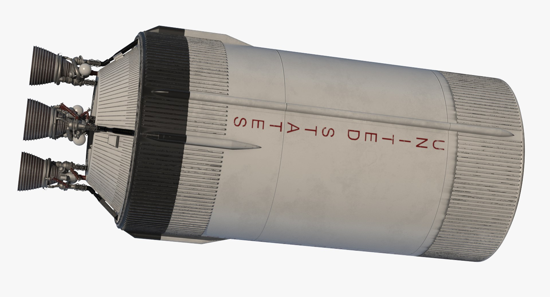 S-ii Second Stage Saturn V Model - TurboSquid 1329165
