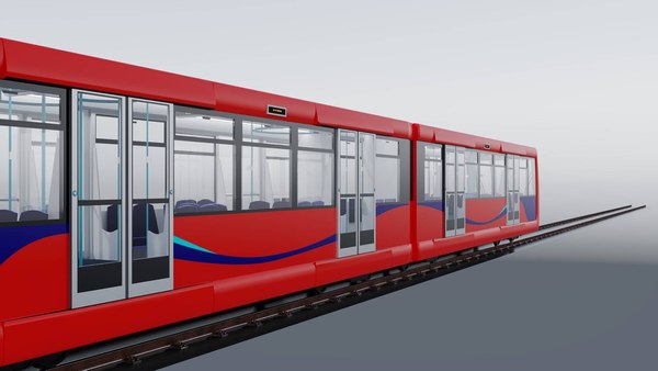 modelo 3d DLR Train London Rigged Animated - TurboSquid 1982288