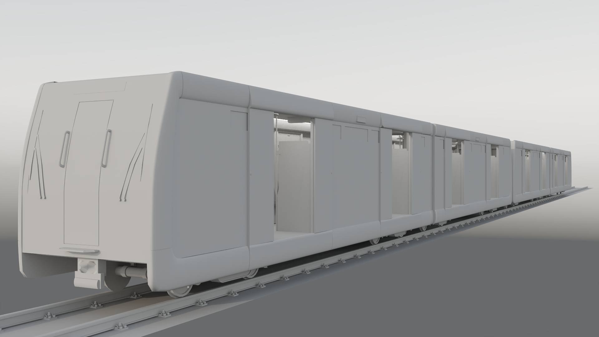 DLR Train London Rigged Animated Model - TurboSquid 1982288