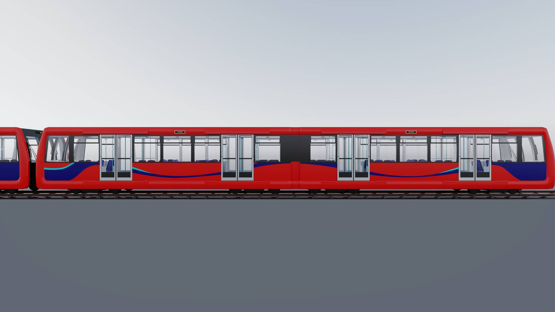 modelo 3d DLR Train London Rigged Animated - TurboSquid 1982288