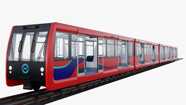 modelo 3d DLR Train London Rigged Animated - TurboSquid 1982288