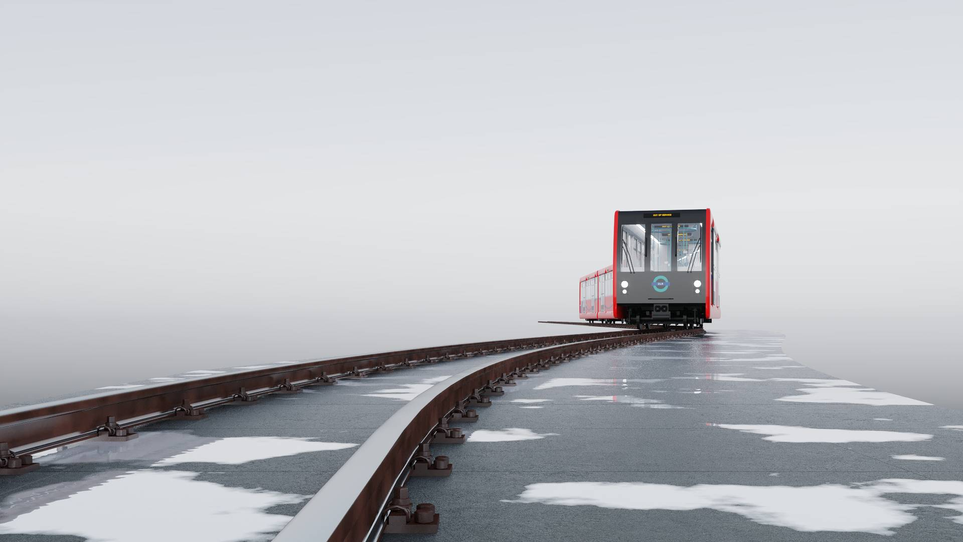 DLR Train London Rigged Animated model - TurboSquid 1982288