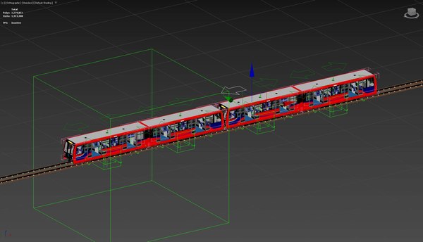 DLR Train London Rigged Animated 3D 모델 - TurboSquid 1982288