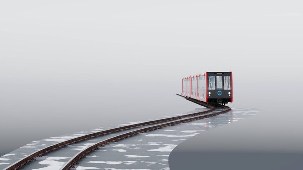 modelo 3d DLR Train London Rigged Animated - TurboSquid 1982288