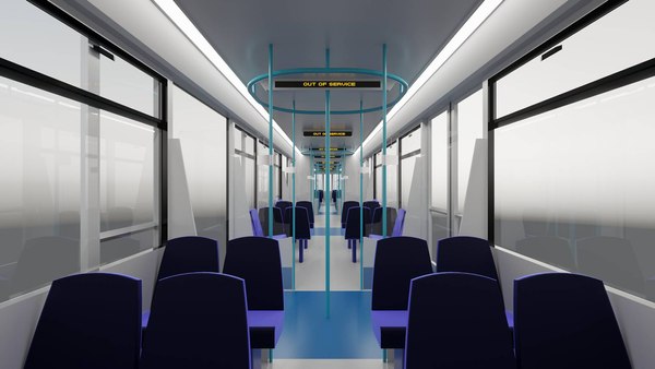 modelo 3d DLR Train London Rigged Animated - TurboSquid 1982288