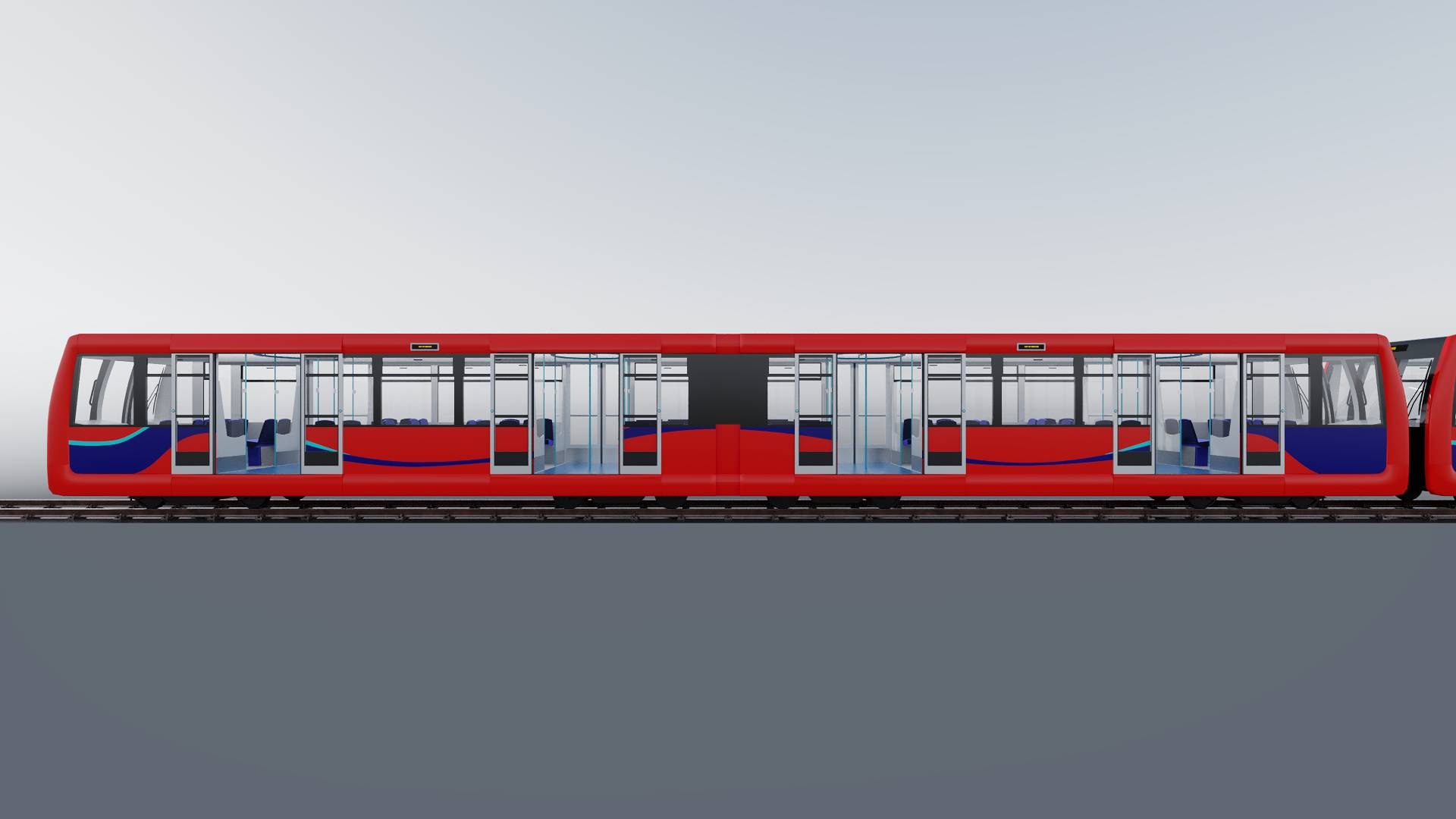 DLR Train London Rigged Animated Model - TurboSquid 1982288