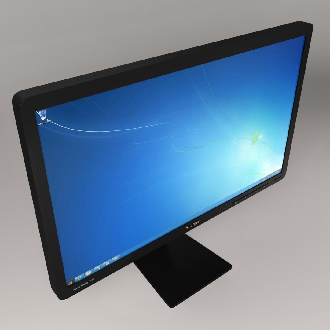 Generic pc monitor screen 3D - TurboSquid 1206806