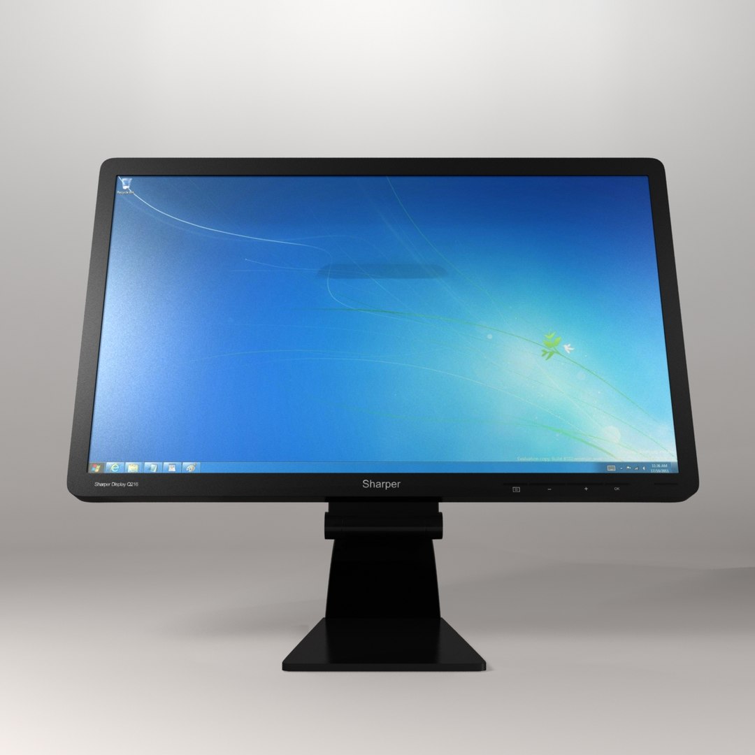 Generic pc monitor screen 3D - TurboSquid 1206806