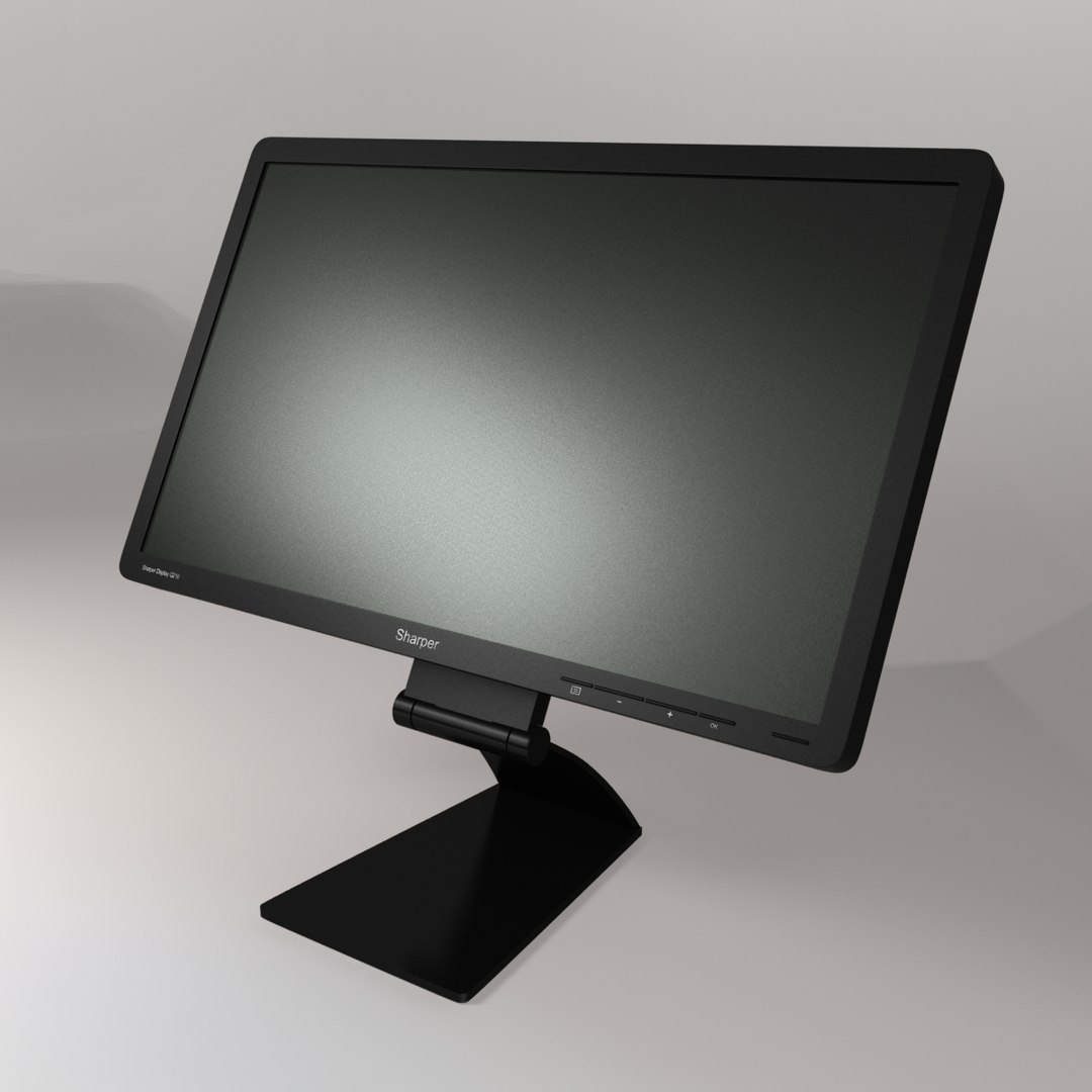 Generic pc monitor screen 3D - TurboSquid 1206806