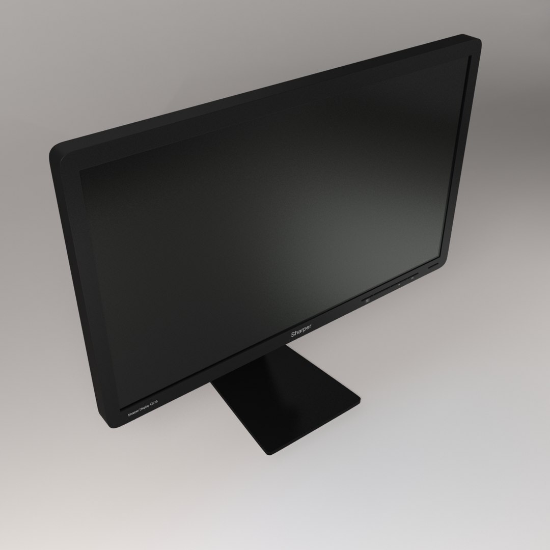 Generic pc monitor screen 3D - TurboSquid 1206806