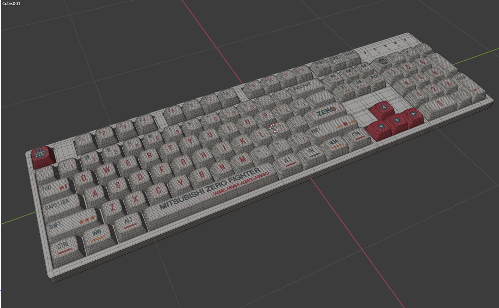 Mechanical Keyboard 3D Model - TurboSquid 1719777