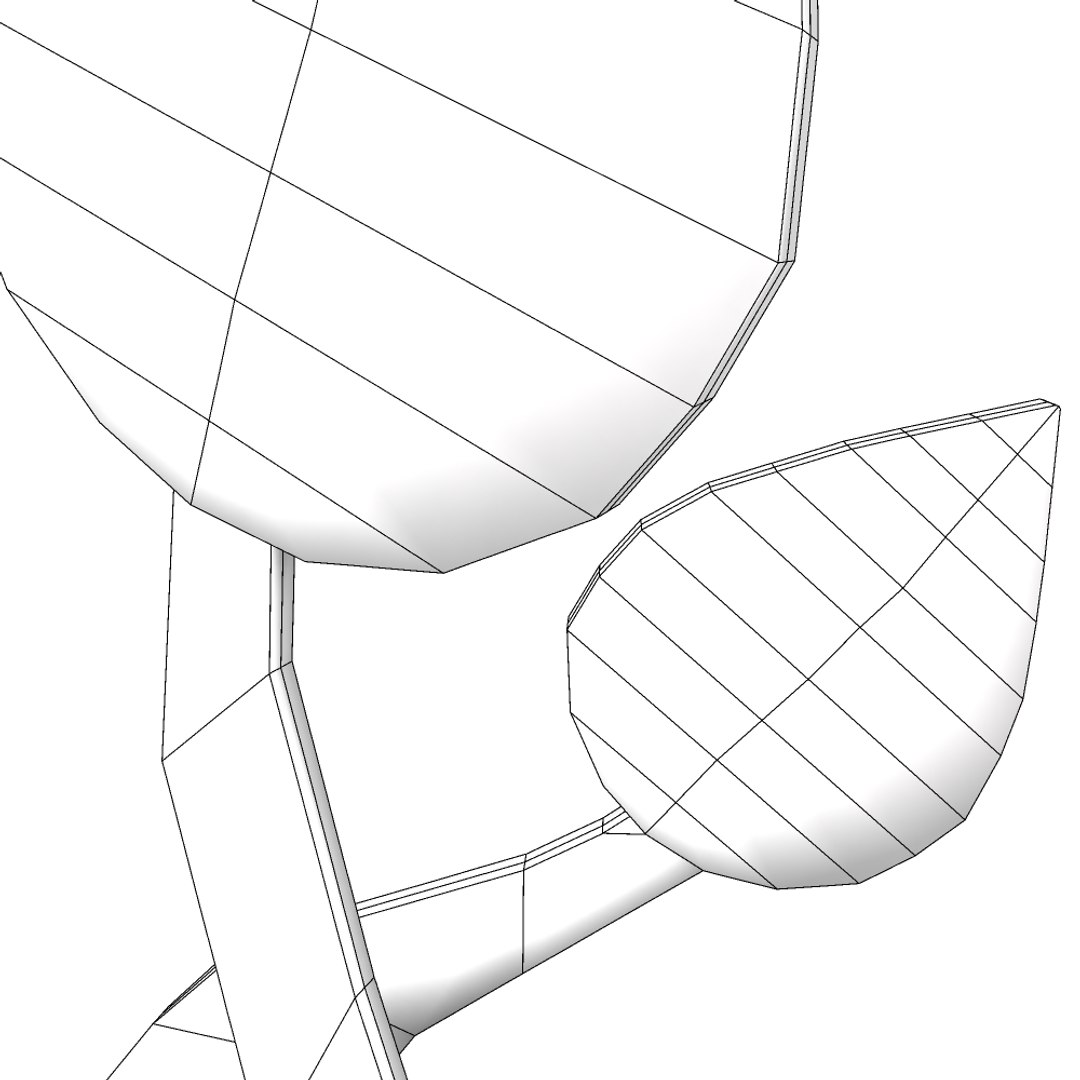 cartoon tree 3d obj