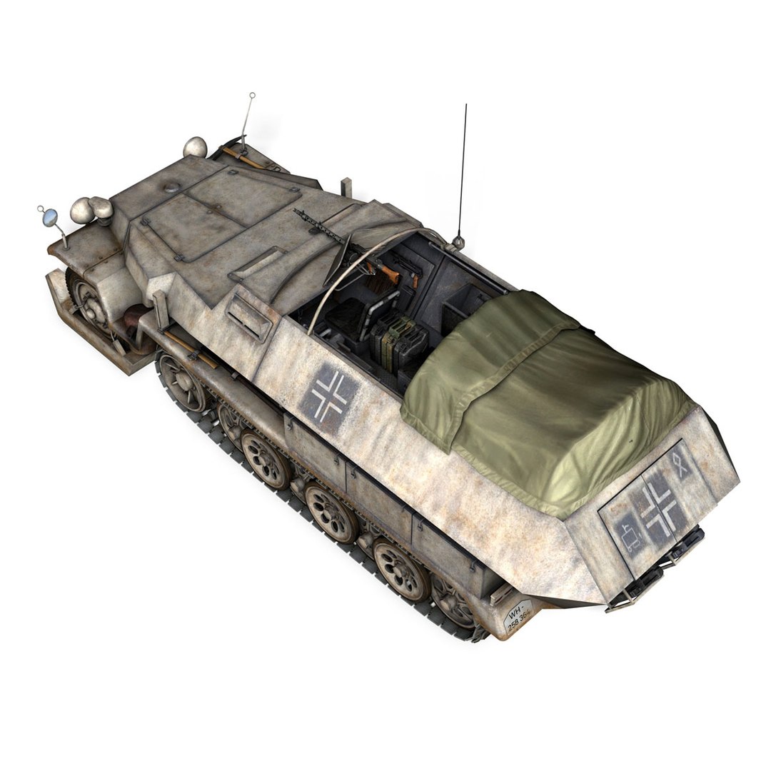 Sd Kfz 251 1 3d Obj