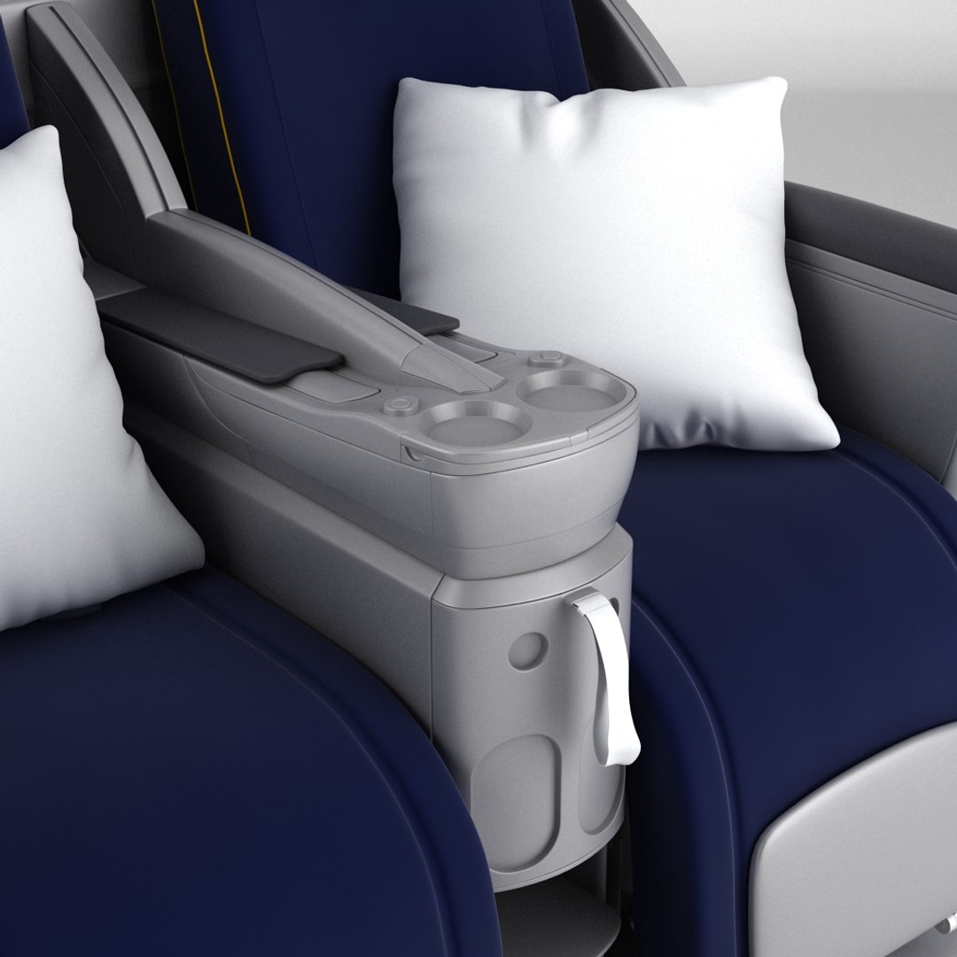 3d Model Of Business Class Seat