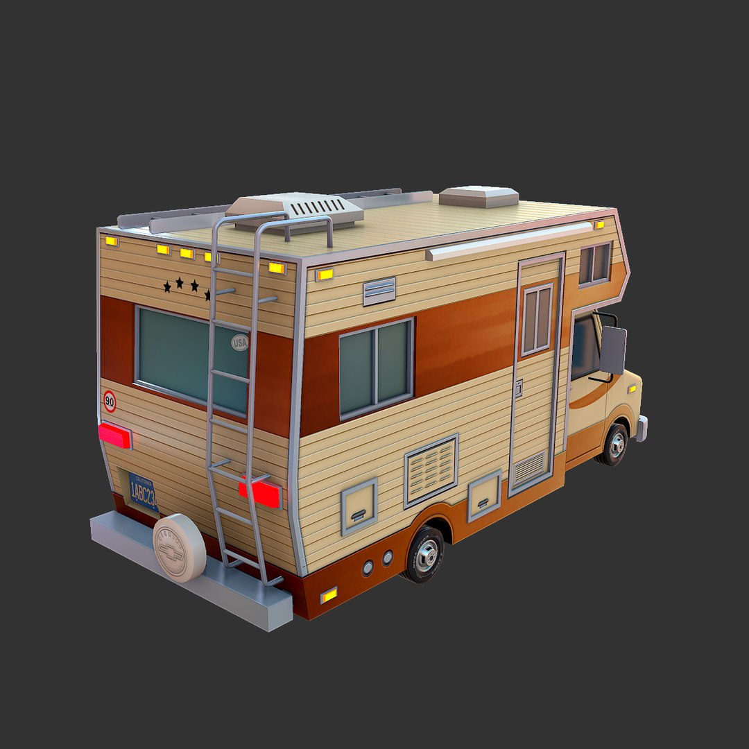 Dodge Motorhome 3d Model