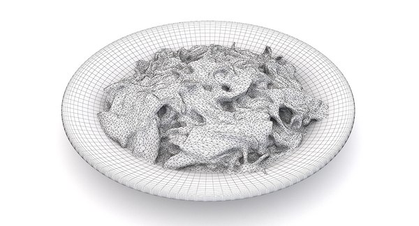 3D meal plate - TurboSquid 1246122