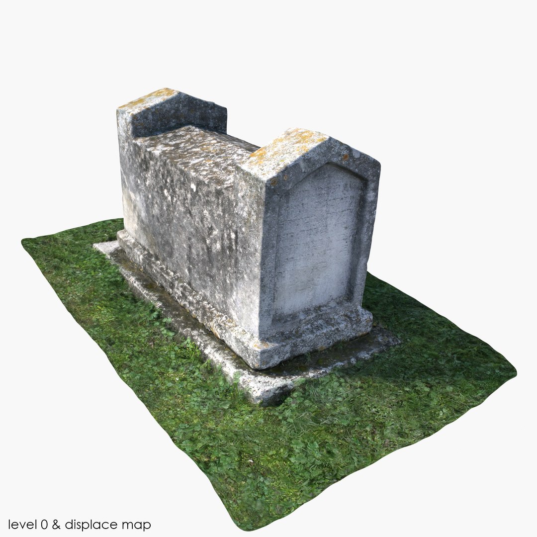 3d Tombstone Tomb Model