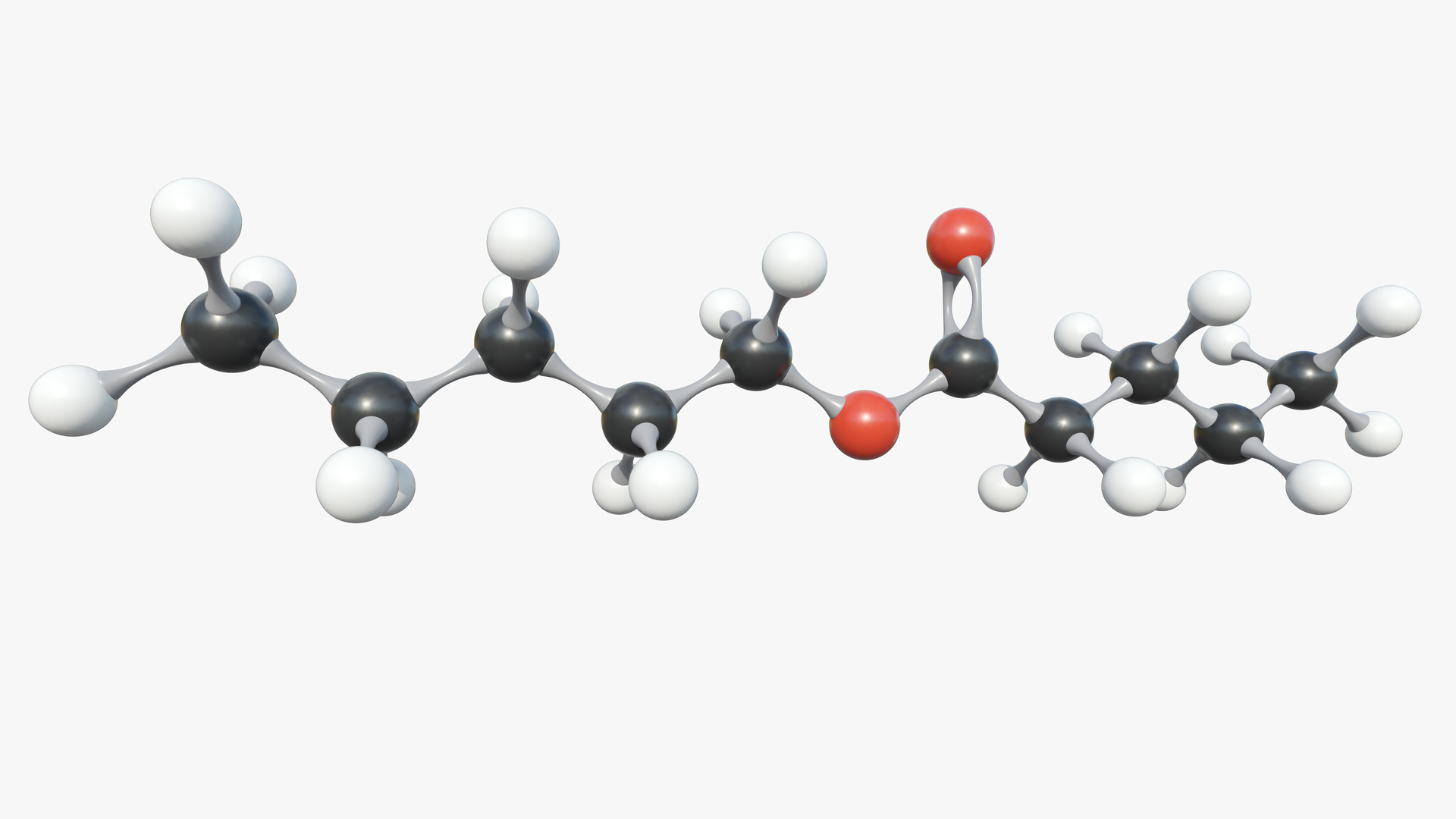 Pentyl Pentanoate Molecule With PBR 4K 8K 3D model - TurboSquid 1945301