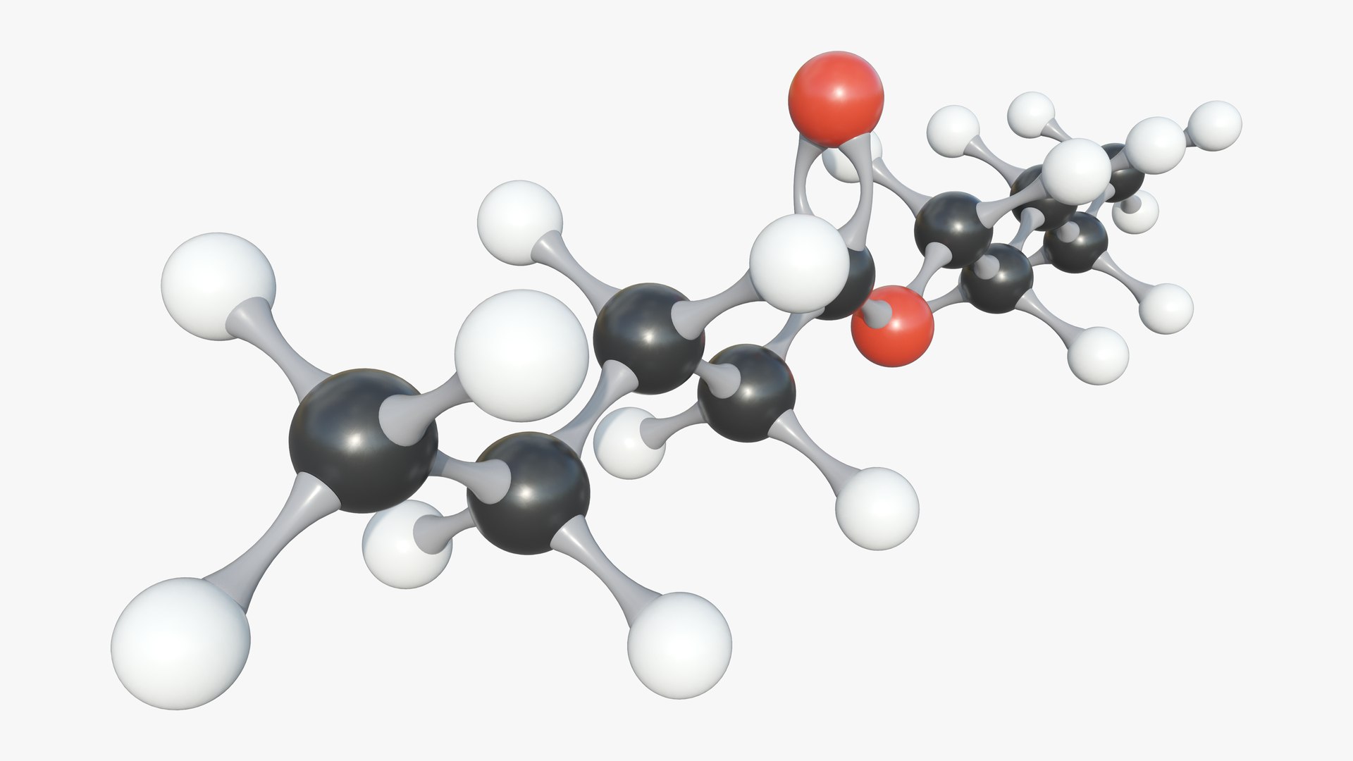 Pentyl Pentanoate Molecule With PBR 4K 8K 3D Model - TurboSquid 1945301