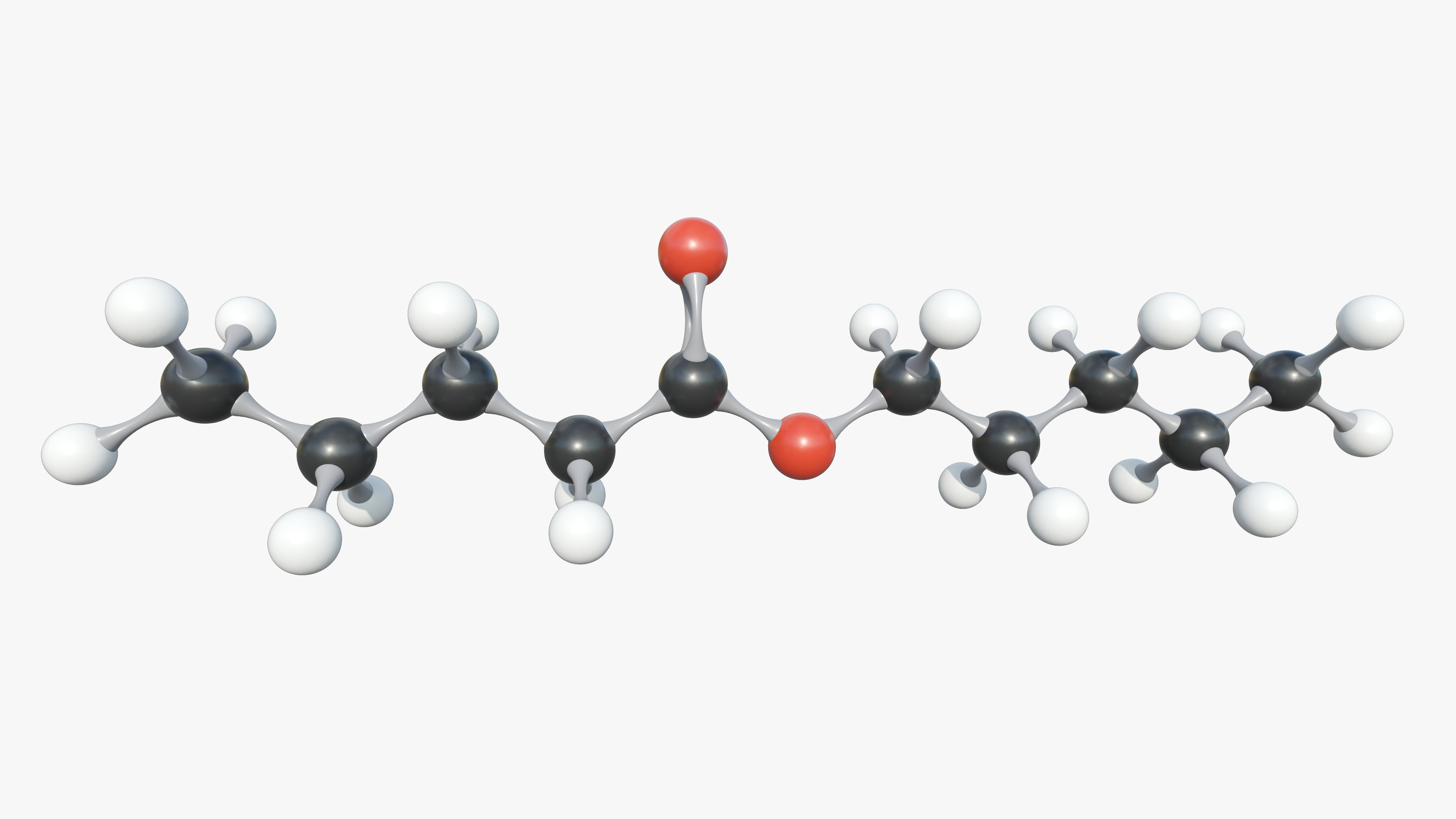 modelo 3d Molécula de pentanoato de pentilo con PBR 4K 8K - TurboSquid ...