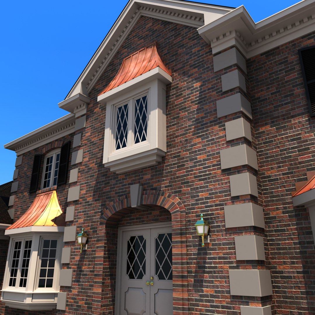 3d Story Residential House Model