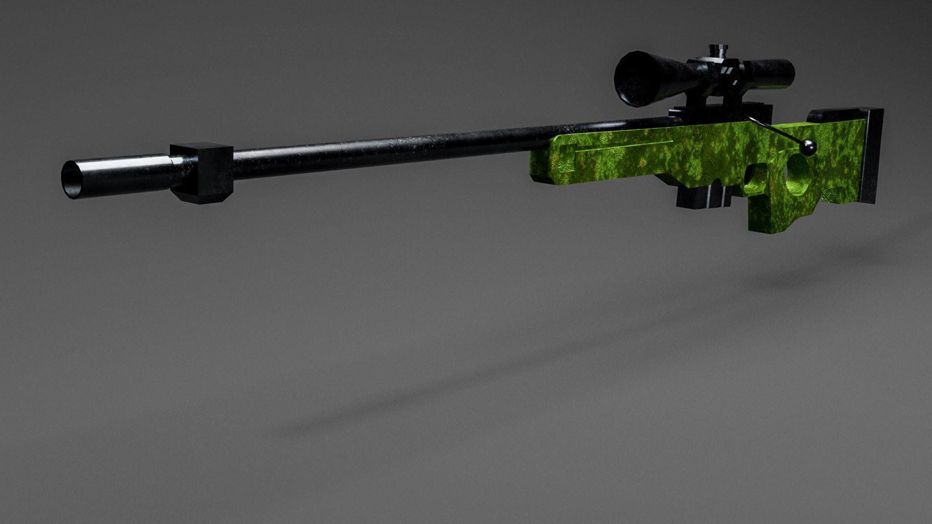 Low Poly AWM 3D Model - TurboSquid 1967762