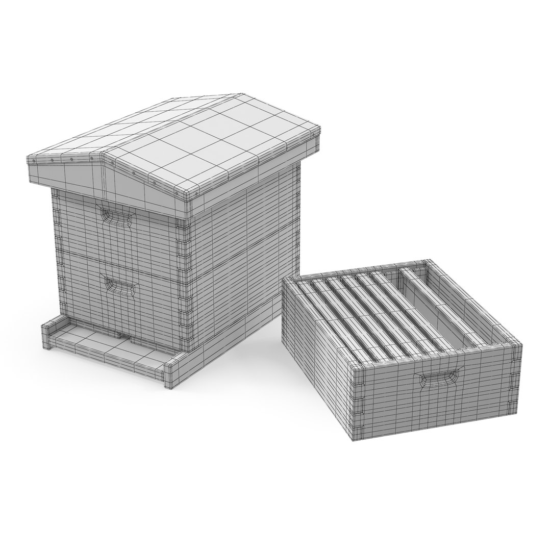 Bee Hive 3D Model - TurboSquid 2065322