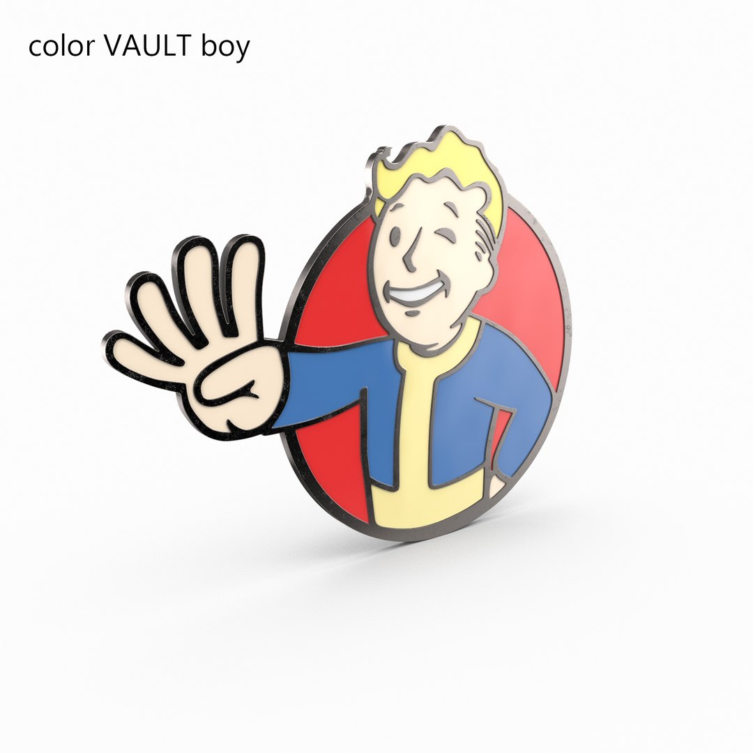 Vault Boy 3D Model - TurboSquid 1262569
