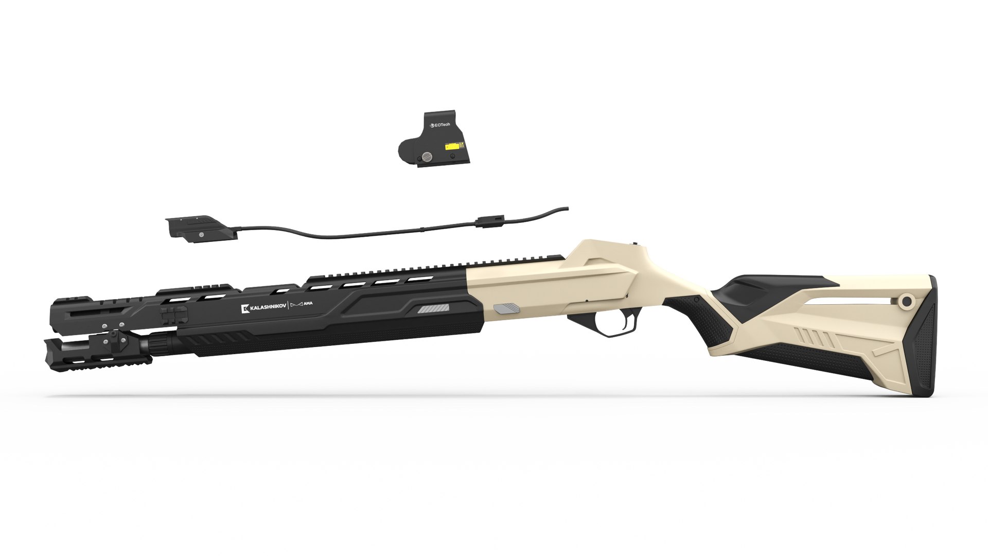 3D Modern Shotgun Kalashnikov MP 155 Ultima model - TurboSquid 2101468