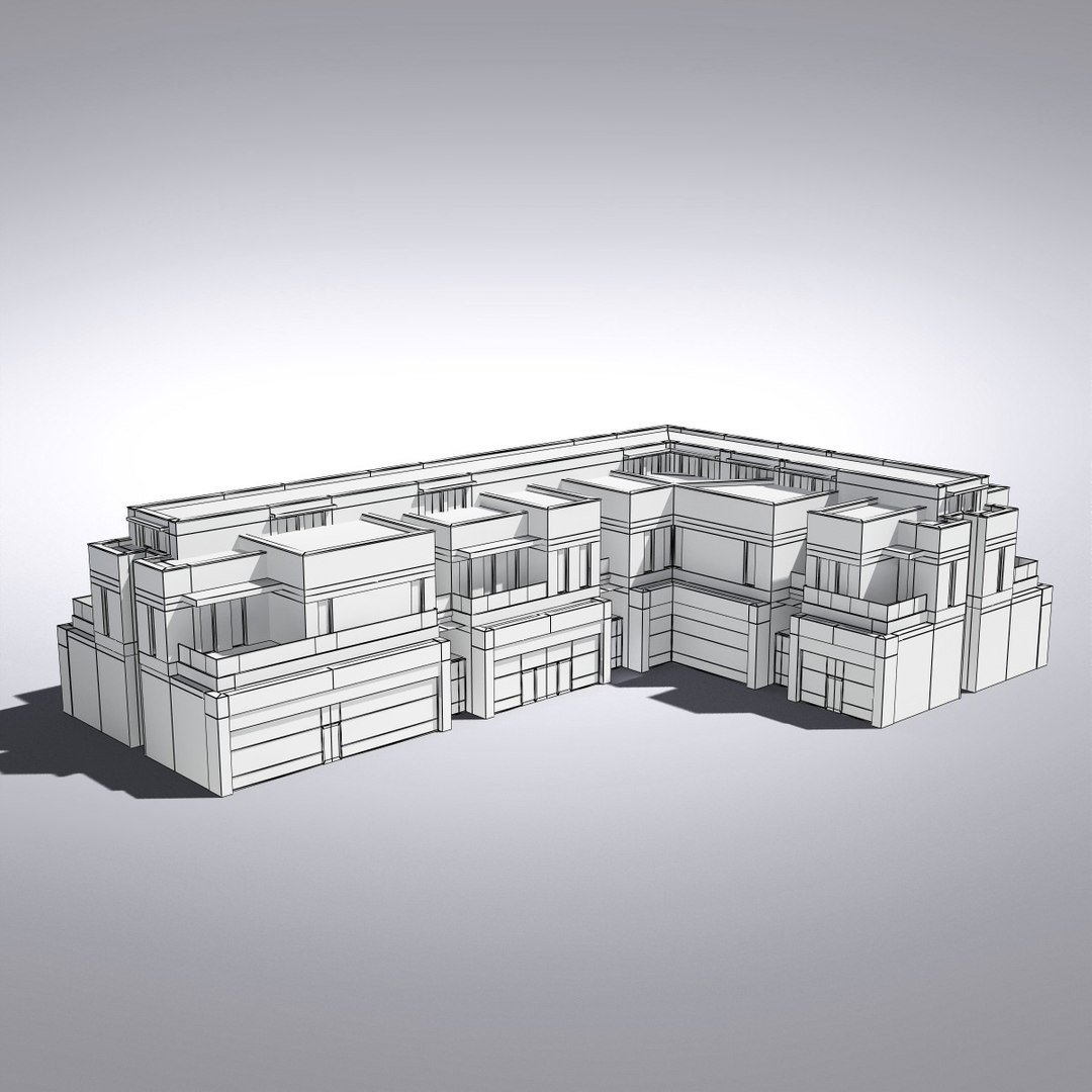 3d Modern Generic Building