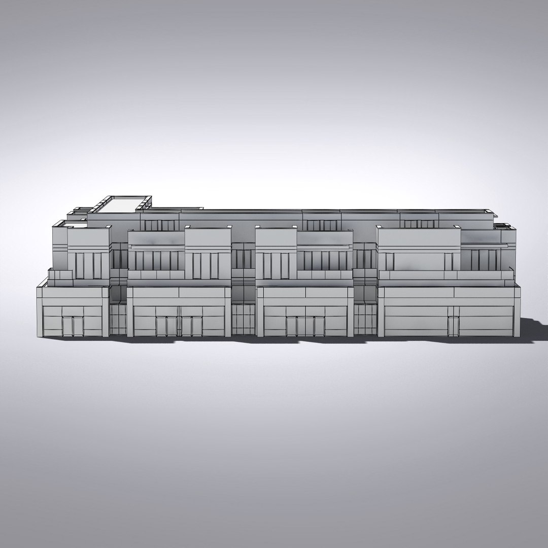 3d Modern Generic Building