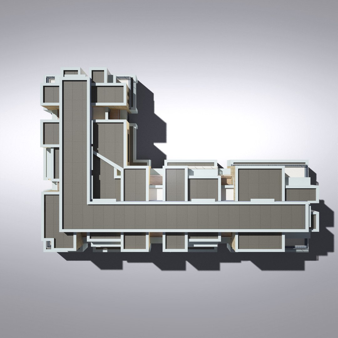 3d Modern Generic Building