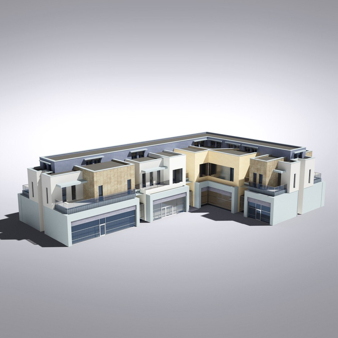 3d Modern Generic Building