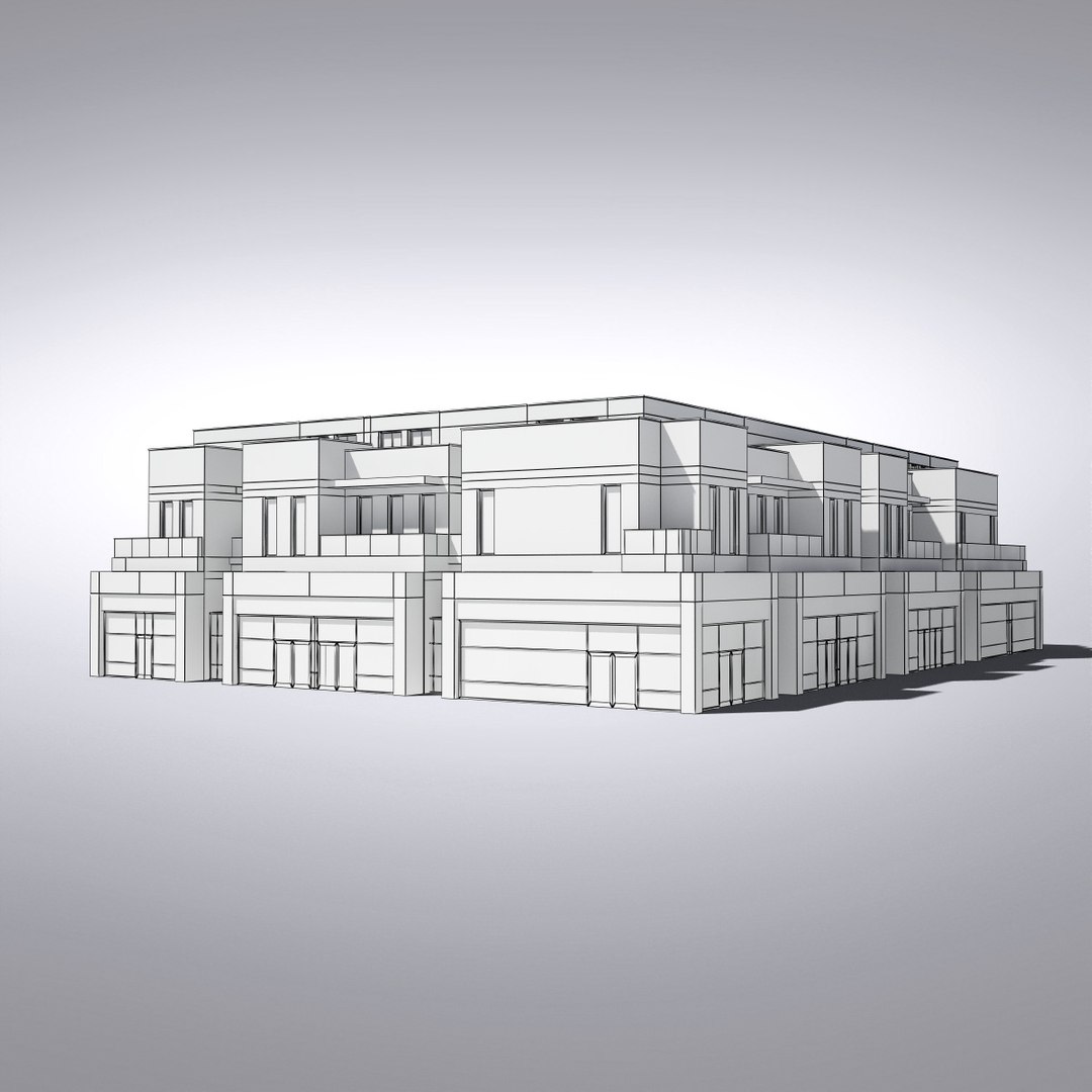 3d Modern Generic Building