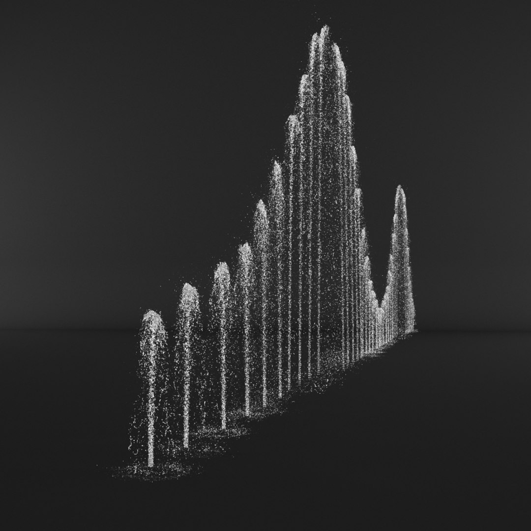 3D Model Fountain Water Waterfall - TurboSquid 1624131