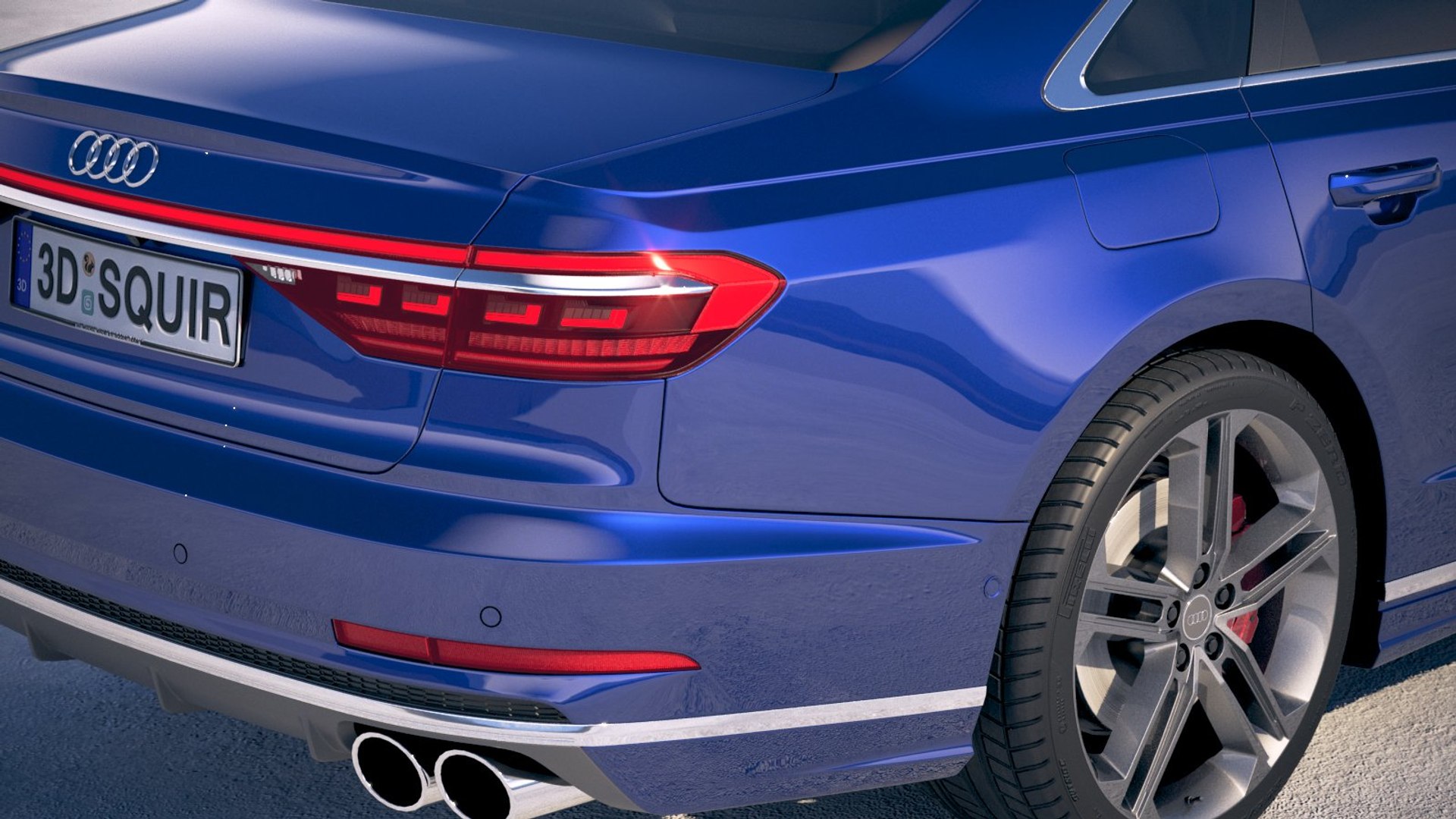 Audi S8 2020 Model - TurboSquid 1430167