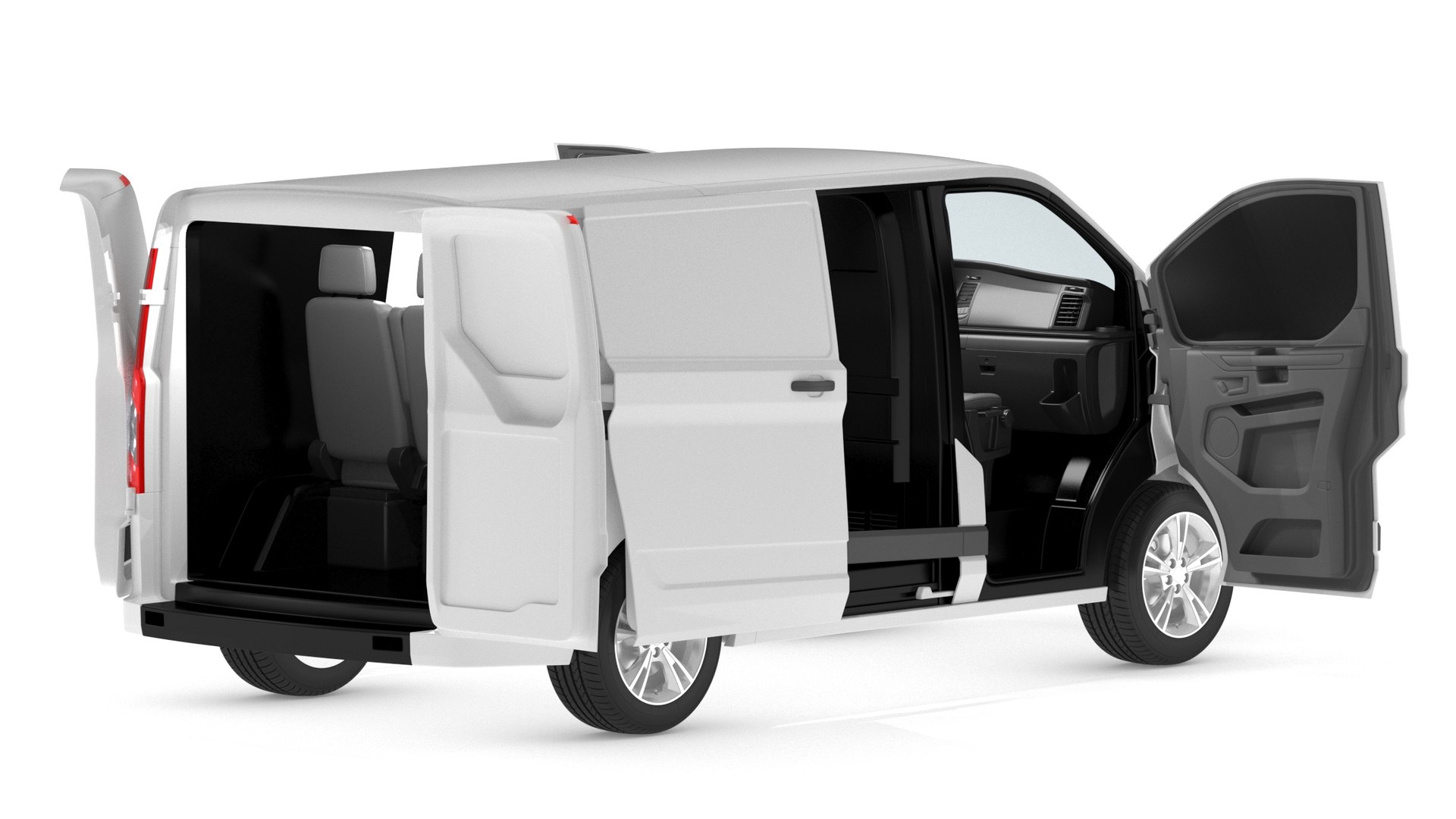 Ford Transit Cargo Van 3D model - TurboSquid 2113137