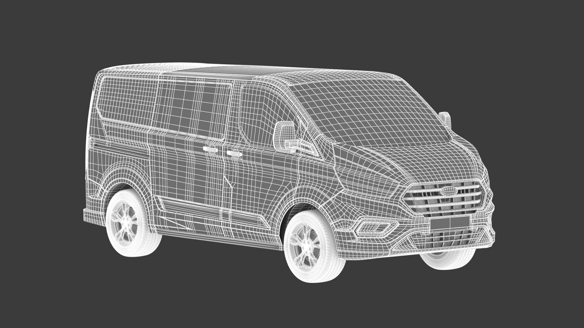 Ford Transit Cargo Van 3D Model - TurboSquid 2113137