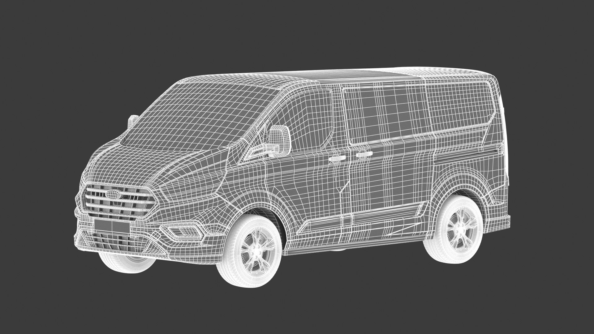 Ford Transit Cargo Van 3D Model - TurboSquid 2113137