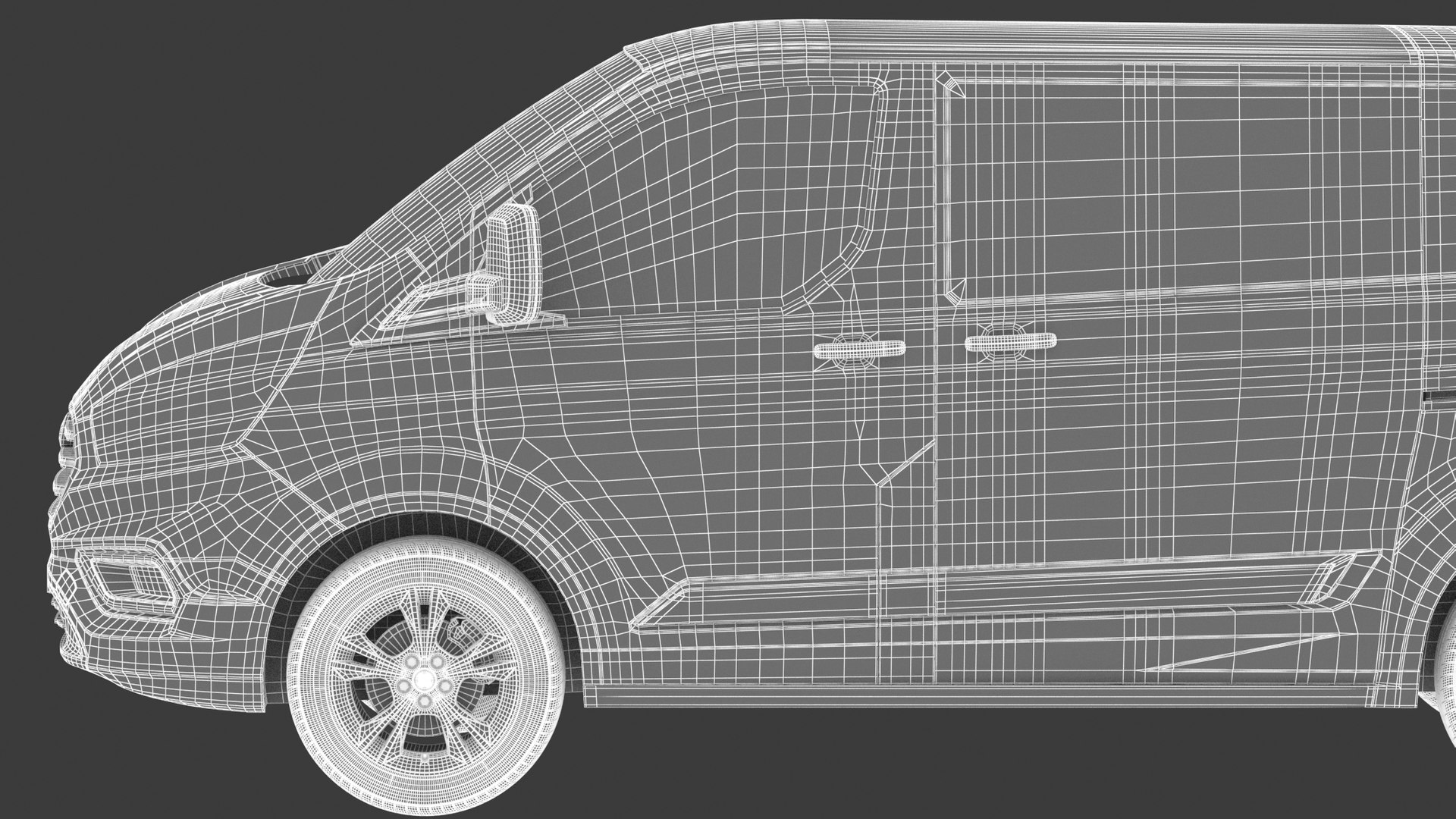 Ford Transit Cargo Van 3d Model Turbosquid 2113137
