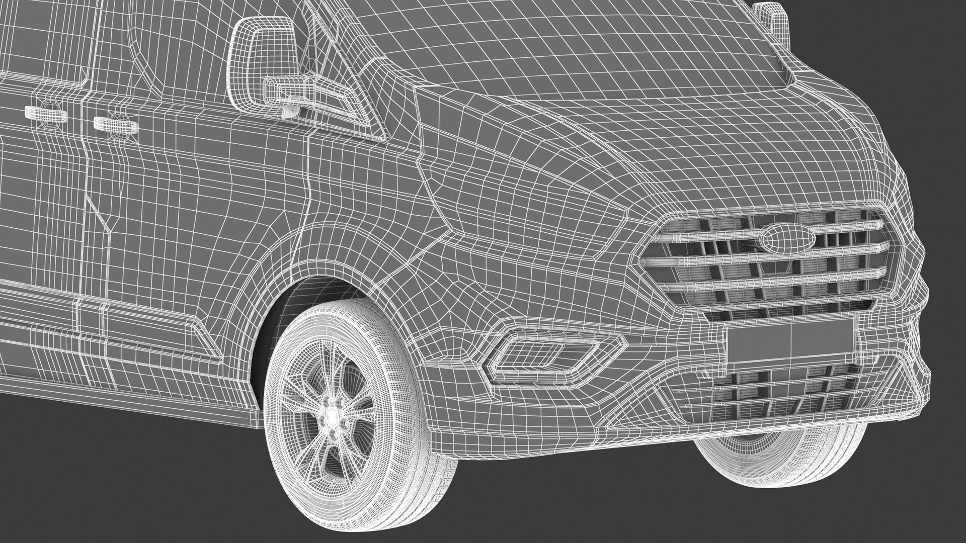 Ford Transit Cargo Van 3D Model - TurboSquid 2113137