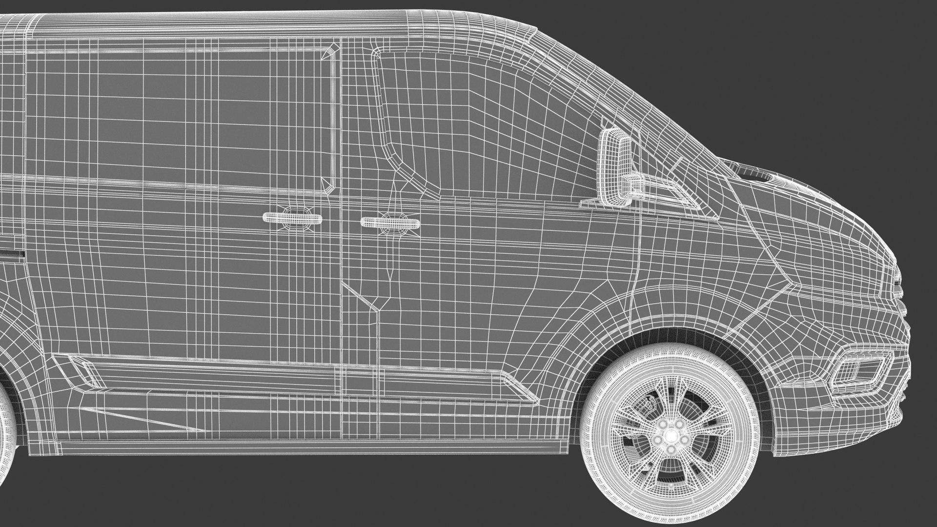 Ford Transit Cargo Van 3D Model - TurboSquid 2113137
