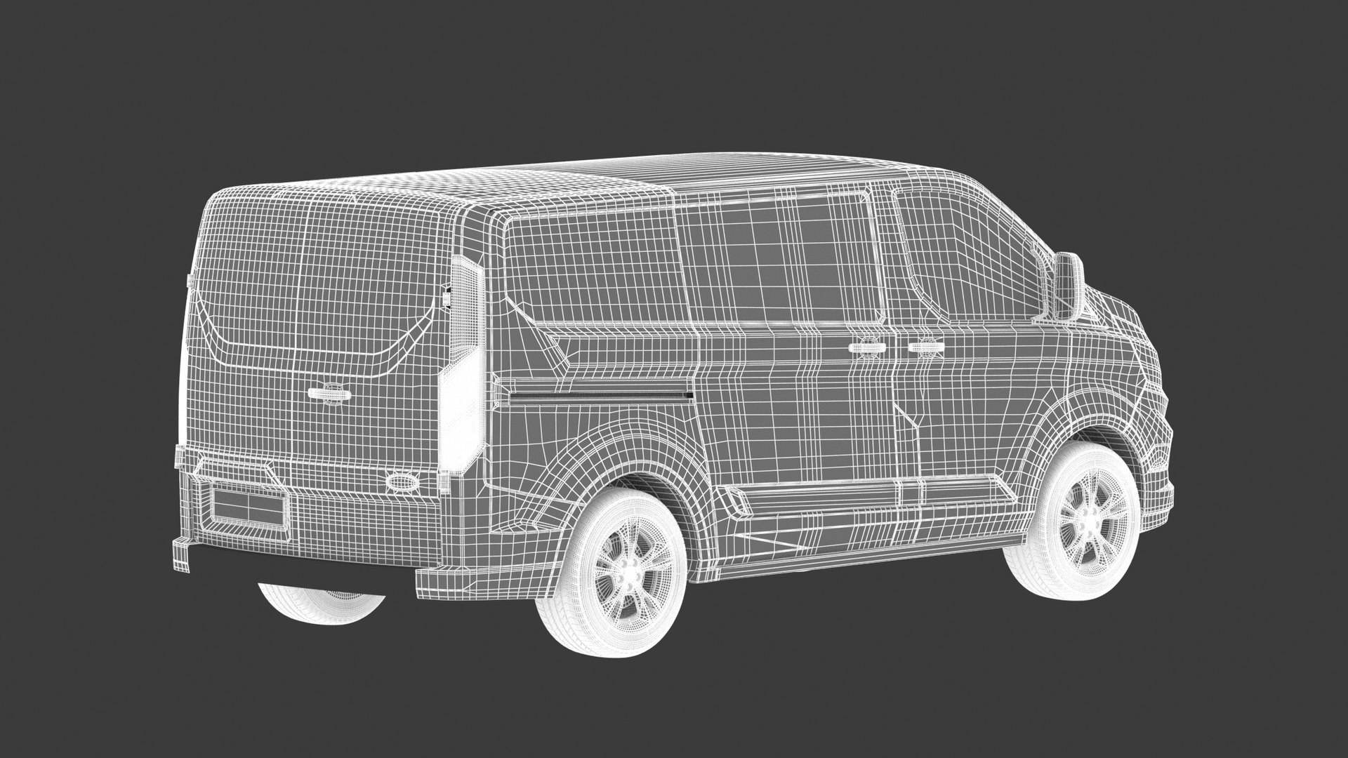 Ford Transit Cargo Van 3D Model - TurboSquid 2113137